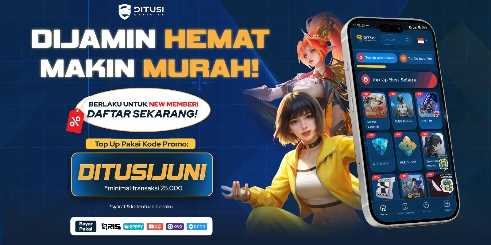 Top Up Game - Terlengkap dan Termurah di Ditusi
