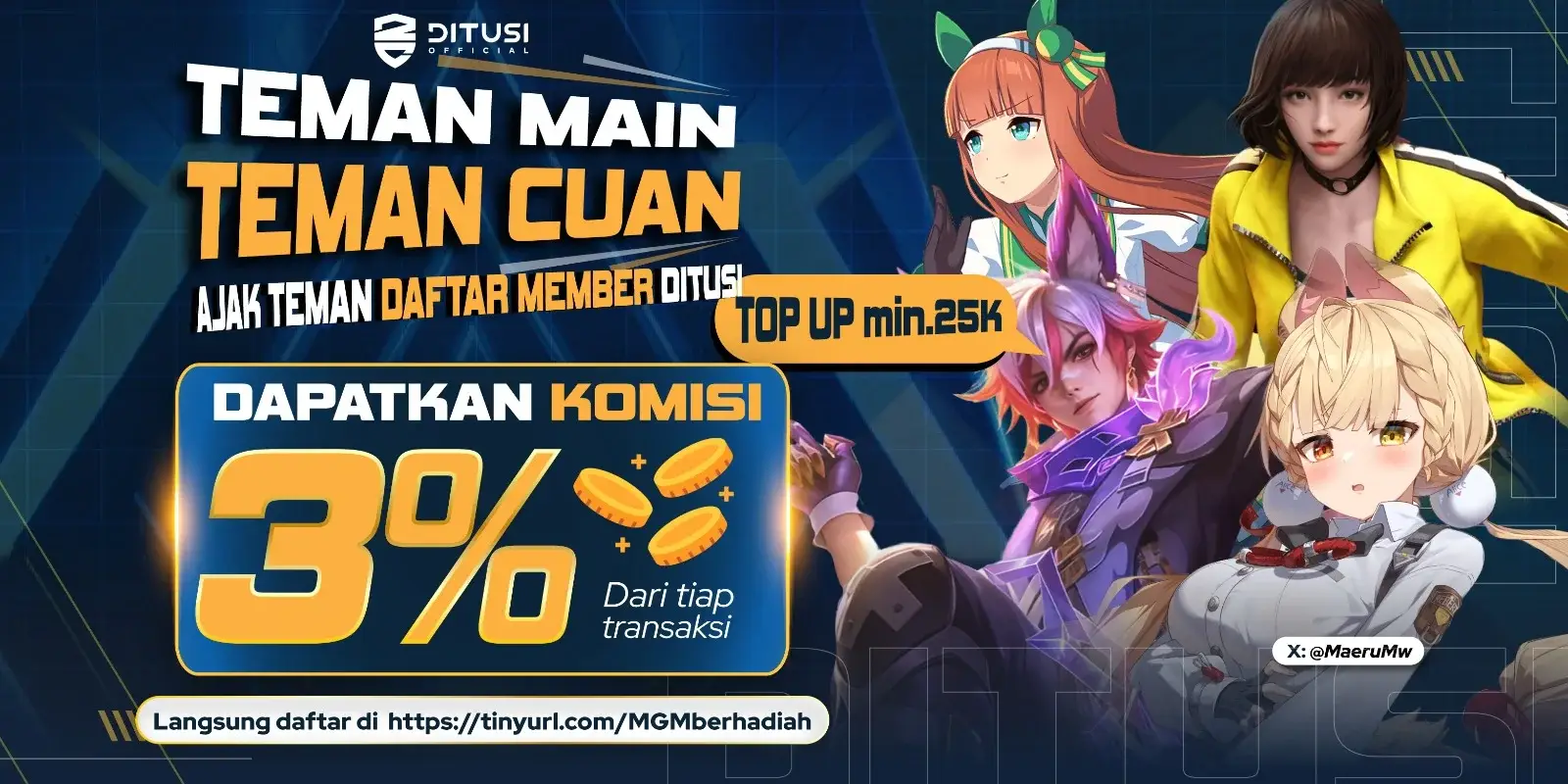 Top Up Game - Terlengkap dan Termurah di Ditusi